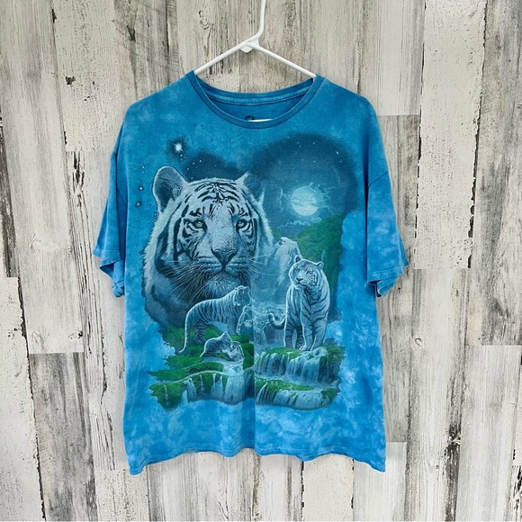 Liquid Blue | Shirts | Liquid Blue Mens Siberian Tiger Tiedye Tee 0 ...